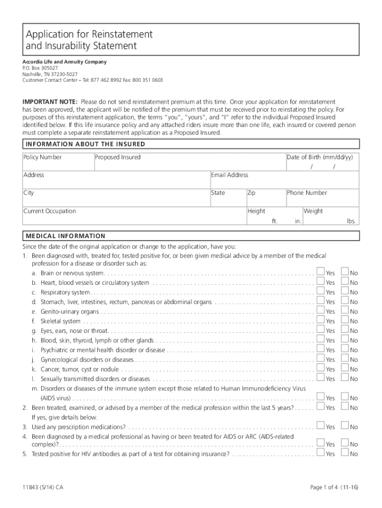 Fillable Online and Insurability Statement Fax Email Print - pdfFiller