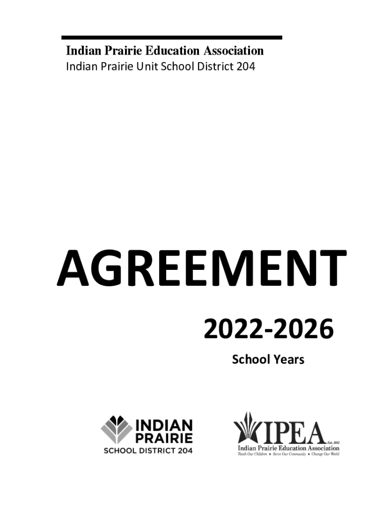 Fillable Online agreement - Indian Prairie School District 204 Fax ...