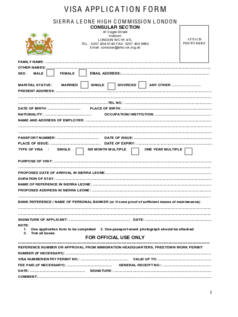 Fillable Online Visas for Ireland - Department of Foreign Affairs - DFA ...