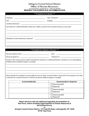 Fillable Online Workplace Accommodation Forms 20210816.pdf Fax Email ...