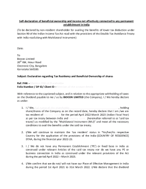 Fillable Online Declaration Form for NRI Shareholders - GSK India Fax Email Print - pdfFiller