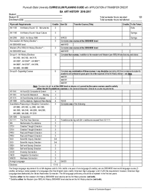 Fillable Online Plymouth State College CURRICULUM PLANNING GUIDE ... Fax Email Print - pdfFiller