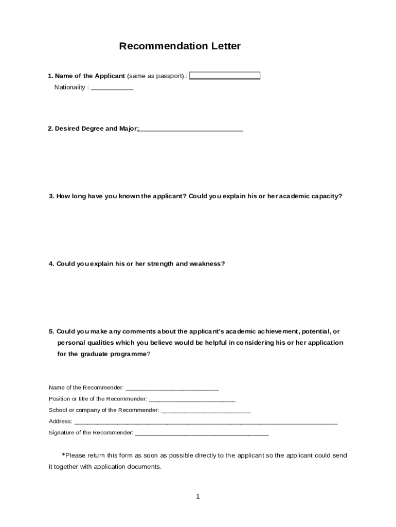 Letter of Recommendation ats (With Template and ... - oaice ucr ac Doc ...