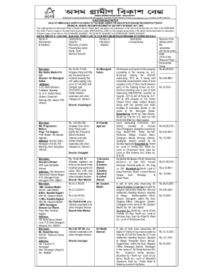 Fillable Online ASSAM GRAMIN VIKASH BANK : HEAD OFFICE Fax Email Print ...