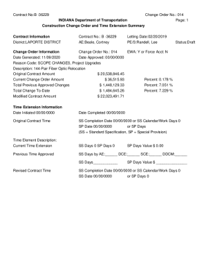 Fillable Online INDIANA Department of Transportation Fax Email Print ...
