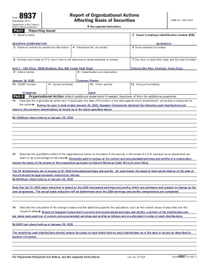 Fillable Online form-8937-report-of-organizational-actions-affecting ...