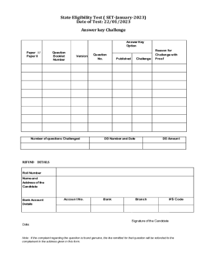 Fillable Online Challenge form Fax Email Print - pdfFiller