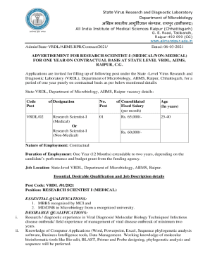 Fillable Online State-level VRDL Department of Microbiology All India ...