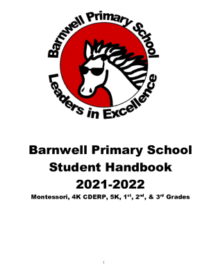 Fillable Online Parents & Students - BPS - Barnwell Primary School Fax ...