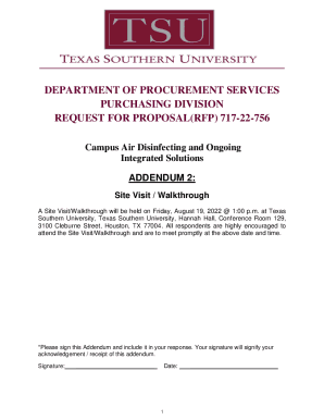 Fillable Online DEPARTMENT OF PROCUREMENT SERVICES ... Fax Email Print - pdfFiller