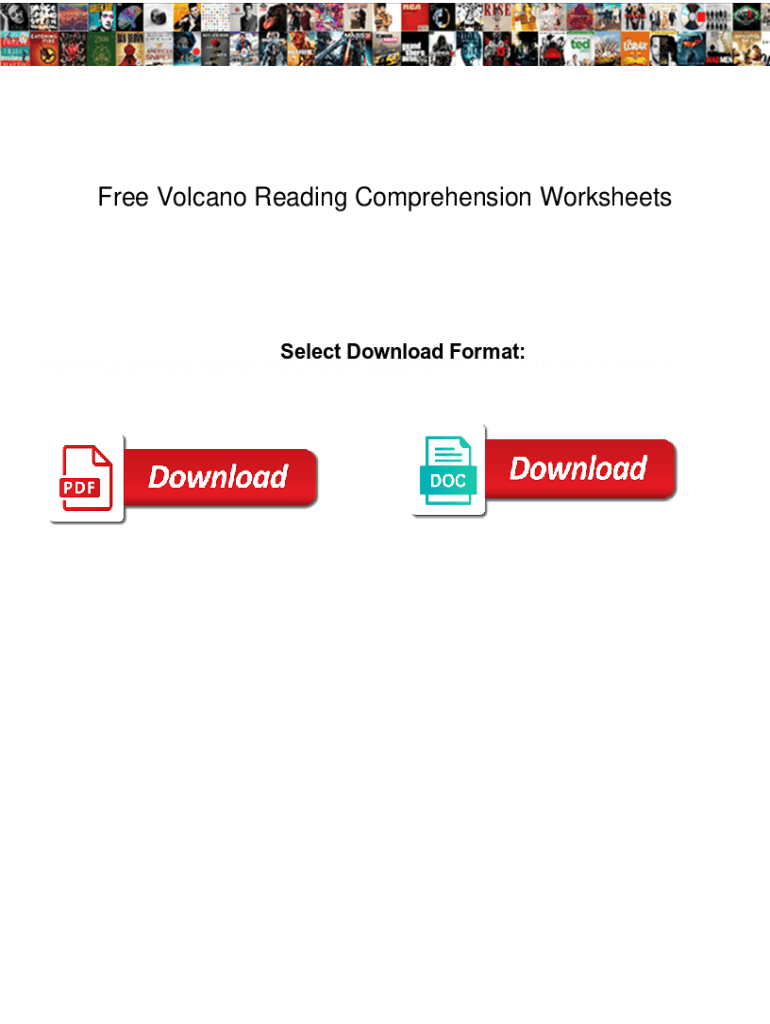 Volcano Reading Comprehension Pdf - Fill Online, Printable, Fillable, Blank | pdfFiller
