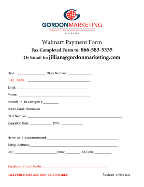 Fillable Online Claims Status and Forms - Walmart One Fax Email Print ...