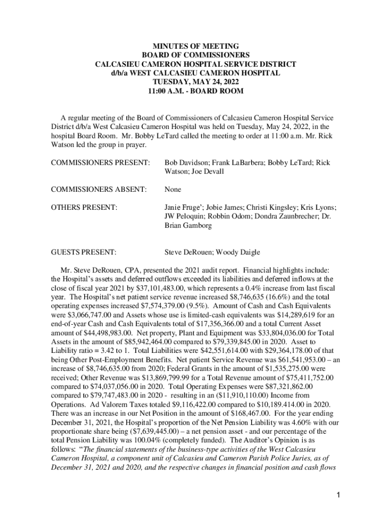 Fillable Online West Calcasieu Cameron Hospital by Thrive Magazine ...