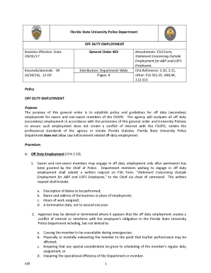 Fillable Online police fsu Application-and-Approval-for-Off-Duty ...