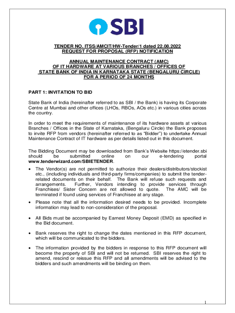 Fillable Online Request for Proposal (RFP) For AMC of Network Devices ...