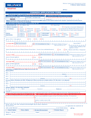 Fillable Online Mahindra Finance - COMMON APPLICATION FORM Fax Email ...