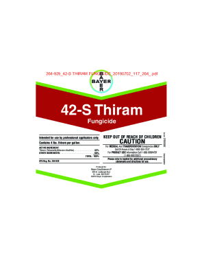 Fillable Online US EPA - Pesticides - Fact Sheet for Thiram Fax Email ...