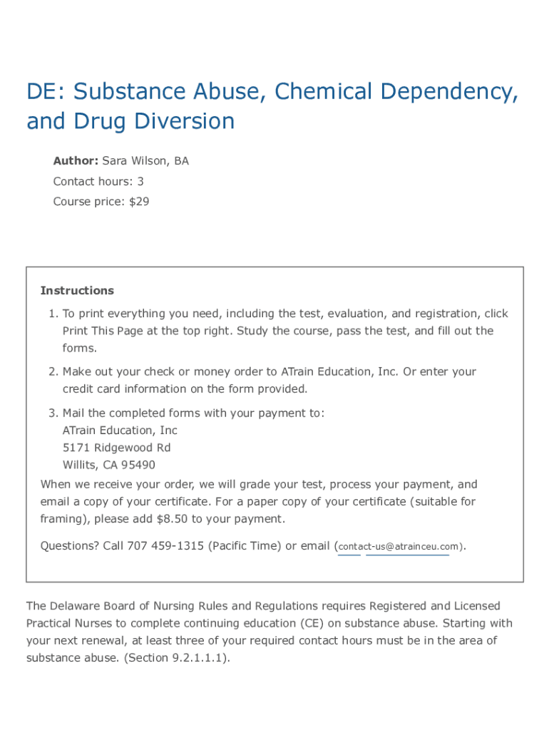 Fillable Online Designer Drugs: Untested and Dangerous - ATrain ...