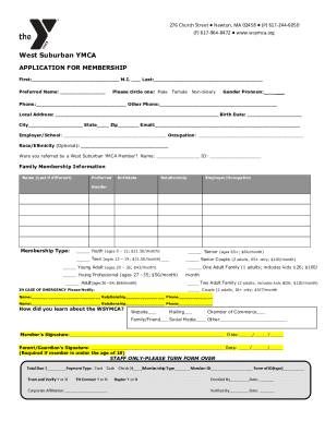 Fillable Online ANNUAL AND TEMPORARY MEMBERSHIP APPLICATION Fax Email ...