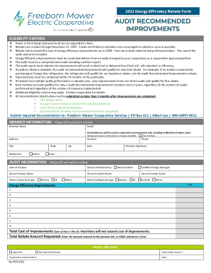 Fillable Online 2022 Energy Efficiency Incentive Form - Allamakee ...