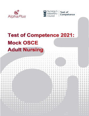 Fillable Online A Quick Update on the NMC OSCE Stations for Adult Nursing ... Fax Email Print ...