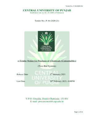 Fillable Online cup edu Ghudda, District-Bathinda- 151401 Fax Email ...