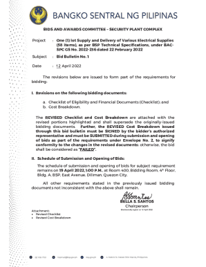 Fillable Online BIDS AND AWARDS COMMITTEE (BAC) FOR GOODS ... Fax Email ...