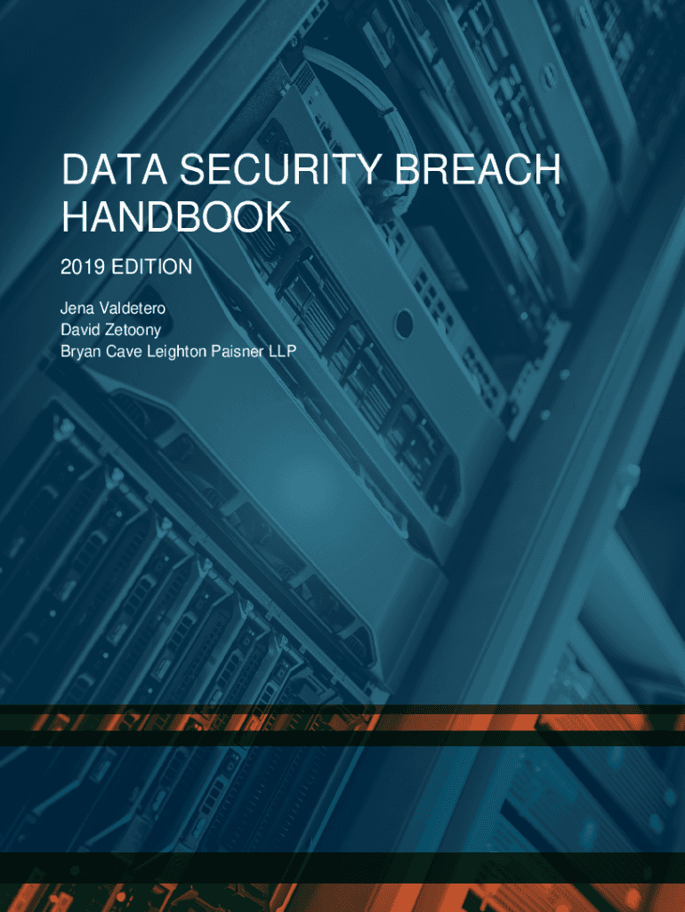 Fillable Online Data Security Breach Handbook - Bryan Cave ...