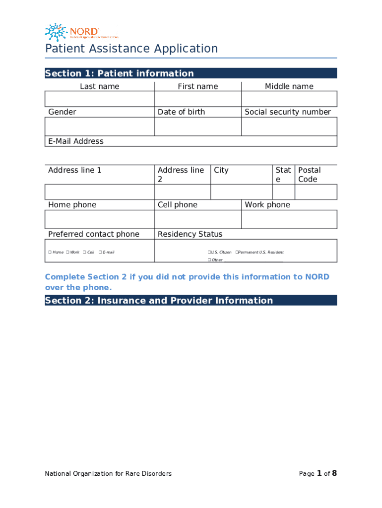 GSK Patient Assistance Program for Prescription Medicines Doc Template ...