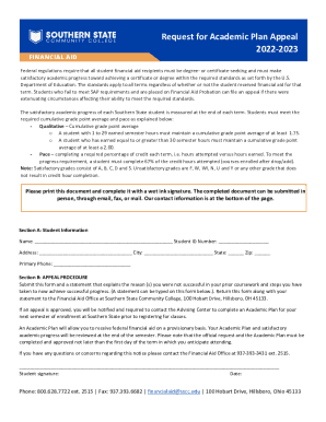Fillable Online Financial Aid Satisfactory Academic Progress Policy Fax Email Print - pdfFiller