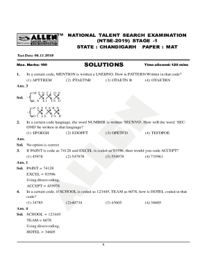Fillable Online NTSE Rajasthan 2023 - Application Form, Exam Date ...