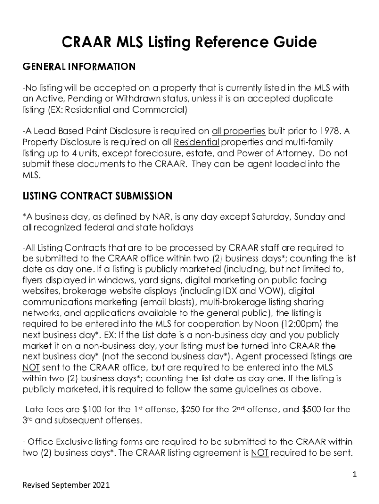 Fillable Online How Well Do You Know Your MLS Status Definitions? Fax Email Print - pdfFiller