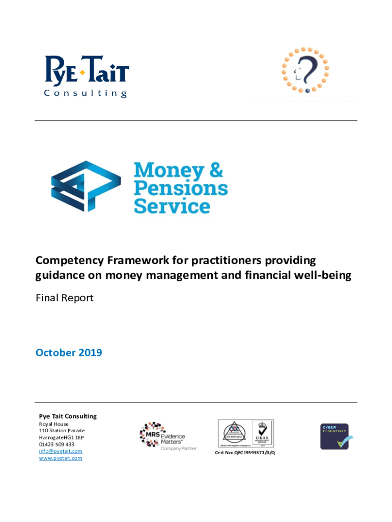 Fillable Online Competency Framework for practitioners providing ...