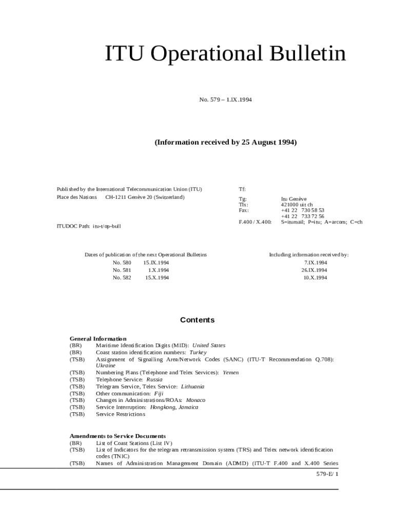 (BR)Maritime Identification Digits (MID):United States Doc Template ...