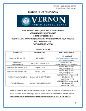 Fillable Online REQUEST FOR PROPOSAL WIDE AREA NETWORK (WAN ... Fax ...