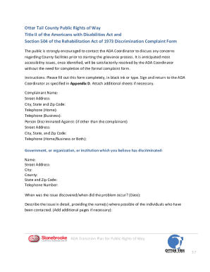 Fillable Online Clay County Social Services Comprehensive Civil Rights ...