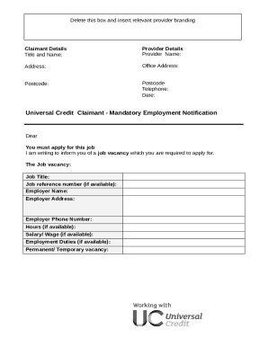 Starting your Universal Credit claim - Citizens Advice Doc Template ...
