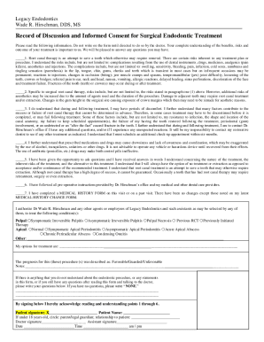 Fillable Online Consent-for-Surgical-Endodontic-Treatment.pdf Fax Email ...