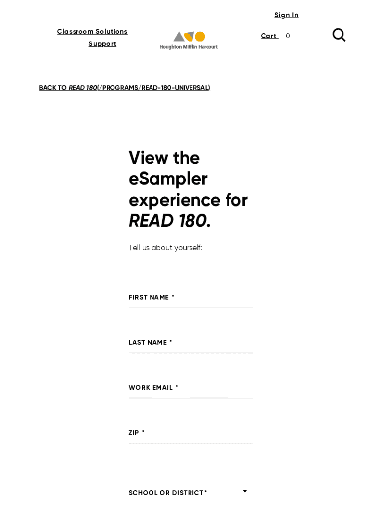 Fillable Online View the eSampler experience for READ 180. - EdCuration ...