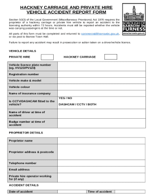 Policy and Conditions for Hackney Carriage Vehicle Licences Doc ...
