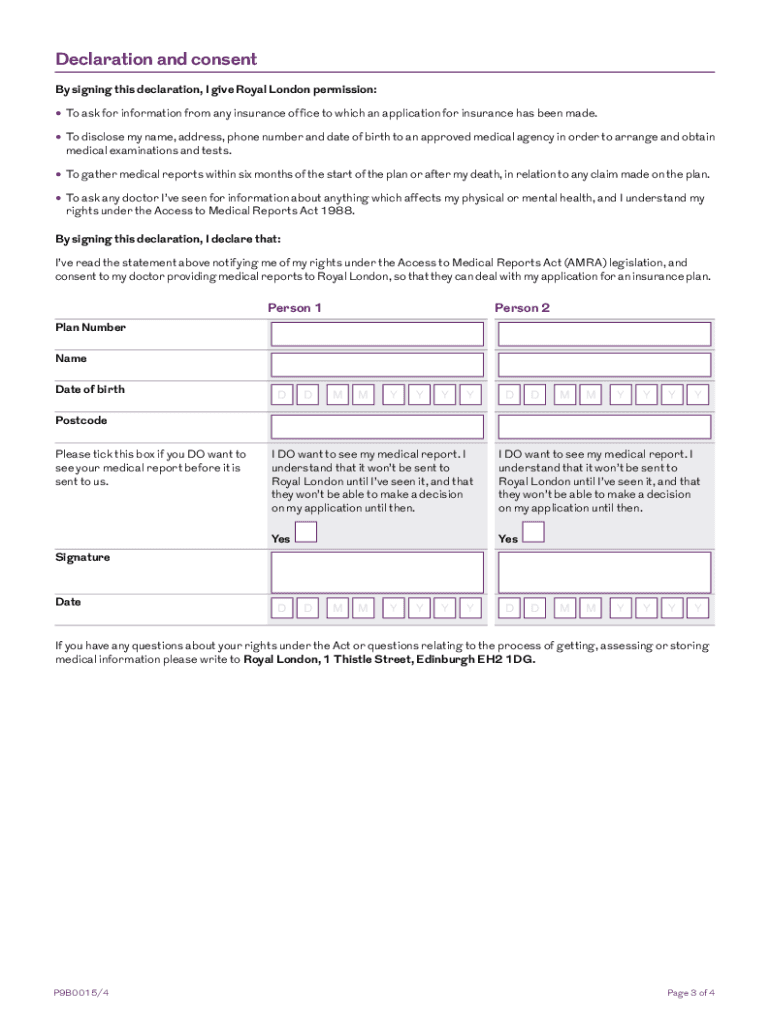 Fillable Online Access to Medical Reports Act (AMRA) information and ...