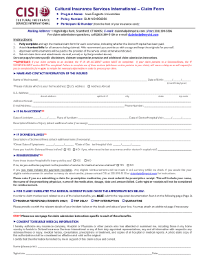 Fillable Online Travel Insurance Claim Forms Fax Email Print - pdfFiller