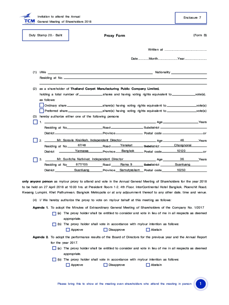 Fillable Online Attendance and proxy form - Grand City Properties S.A. Fax Email Print - pdfFiller