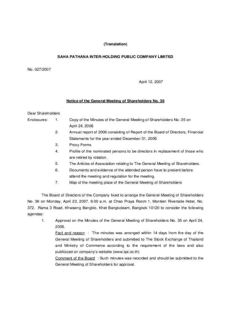 Fillable Online SPI: Saha Pathana Inter-Holding PCL Stock Price Quote ...