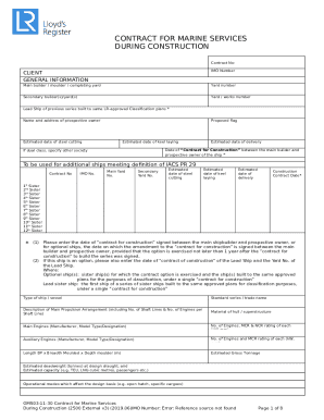 IMO Number Doc Template | pdfFiller