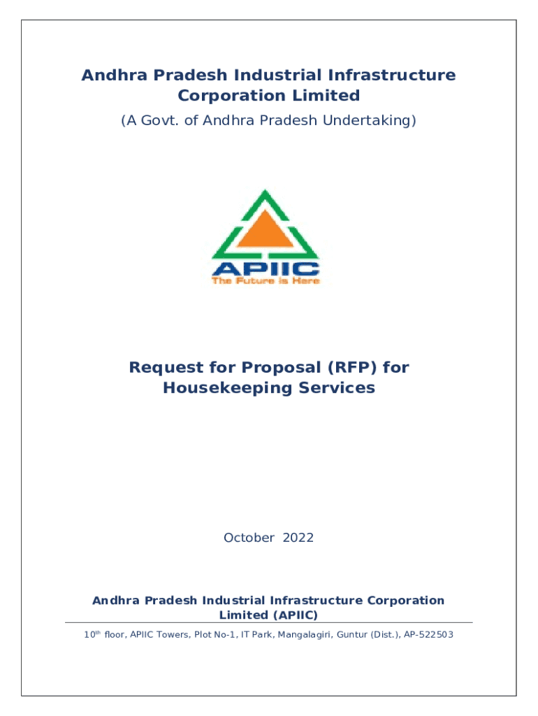 Fillable Online Request for Proposal (RFP) for Housekeeping Services ...