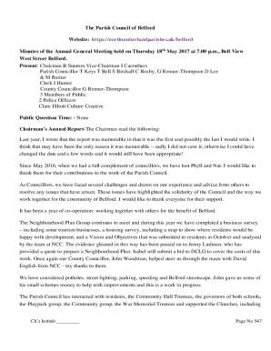 Fillable Online MILFIELD PARISH COUNCIL Model Standing Orders for ...