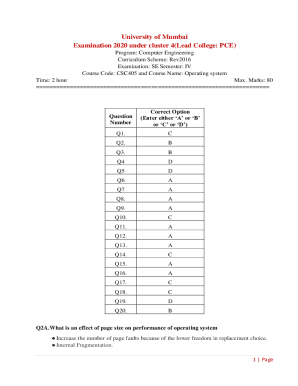Fillable Online Computer Engineering Syllabus - Sem IV Mumbai ...