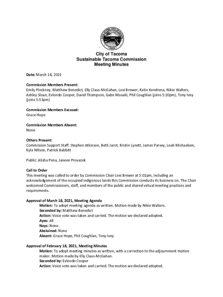 Fillable Online Emily Pinckney, Matthew Benedict, Elly Claus-McGahan ...