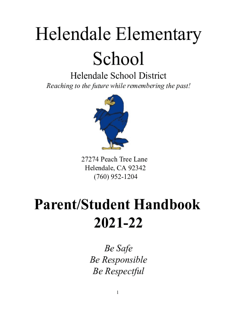 Fillable Online Helendale Elementary School - HES Fax Email Print ...